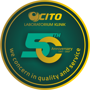 Logo 50th Anniversary Laboratorium Klinik CITO - Laboratorium Medis ...
